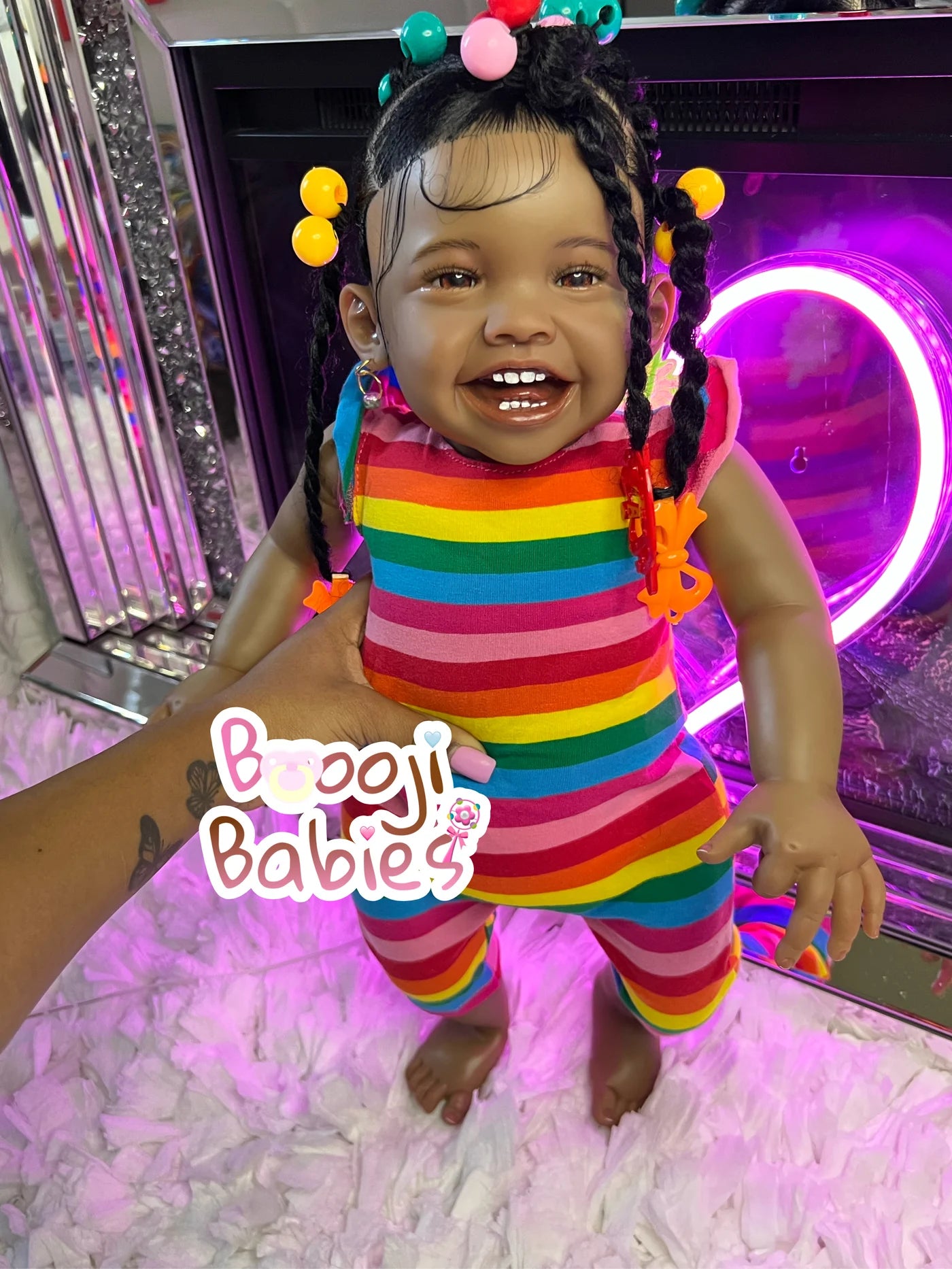 Colorful Smiley Face Boooji Baby – Booojibabydolls